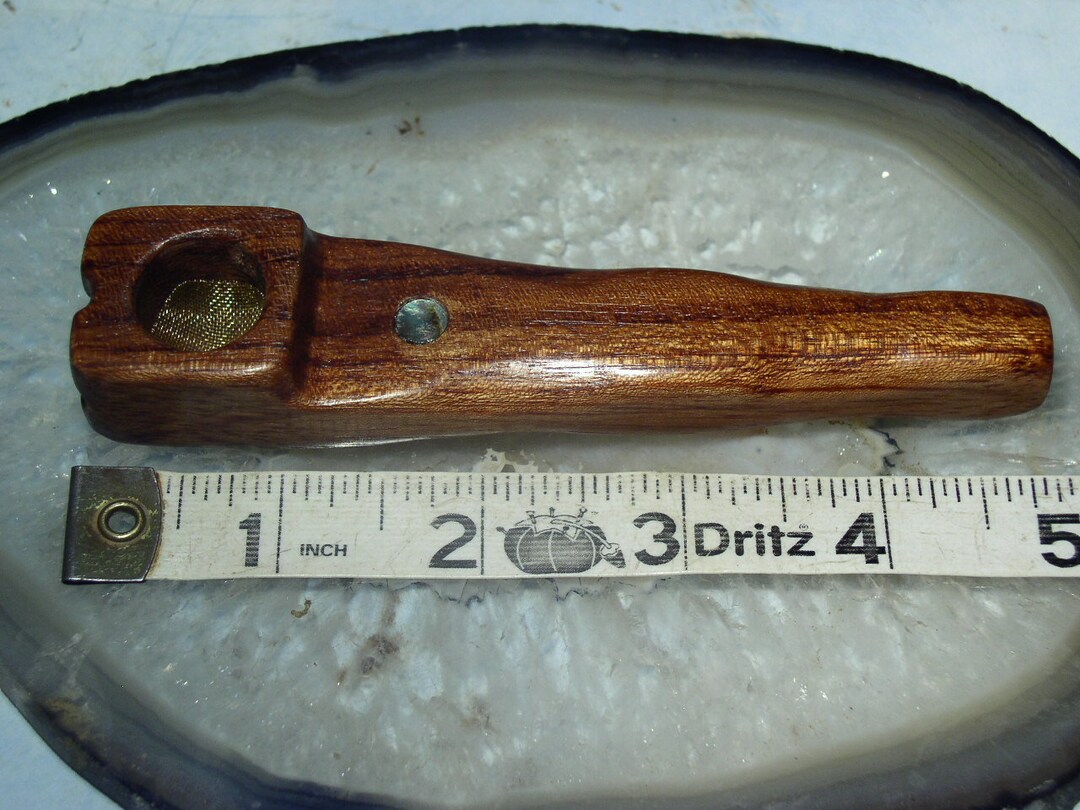Bubinga Wood Pipe Inlaid Exotic Hardwood Smoking 4.75 Abalone - Etsy