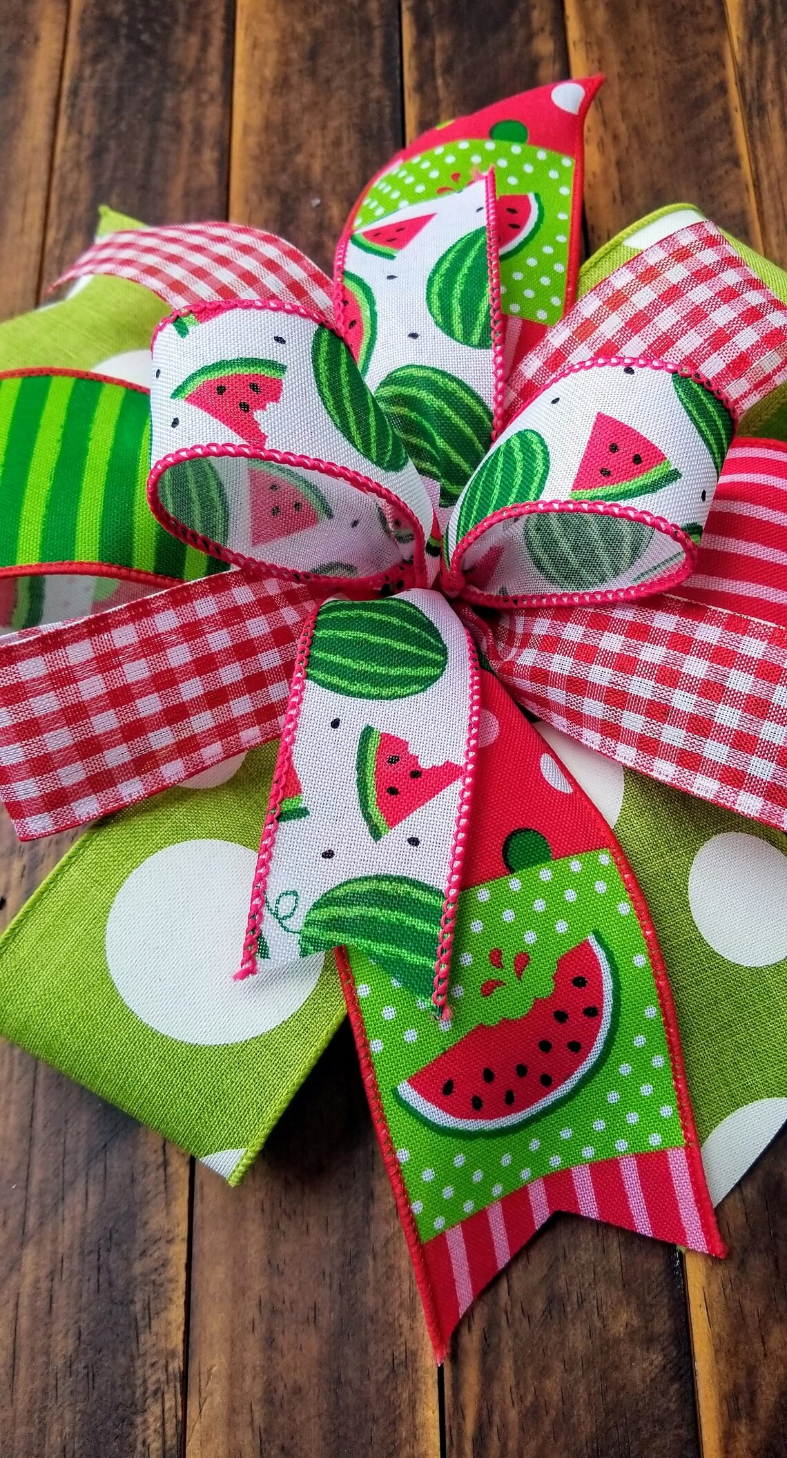 Summer Bow Watermelon Bow Summer Wreath Bow Summer Lantern | Etsy