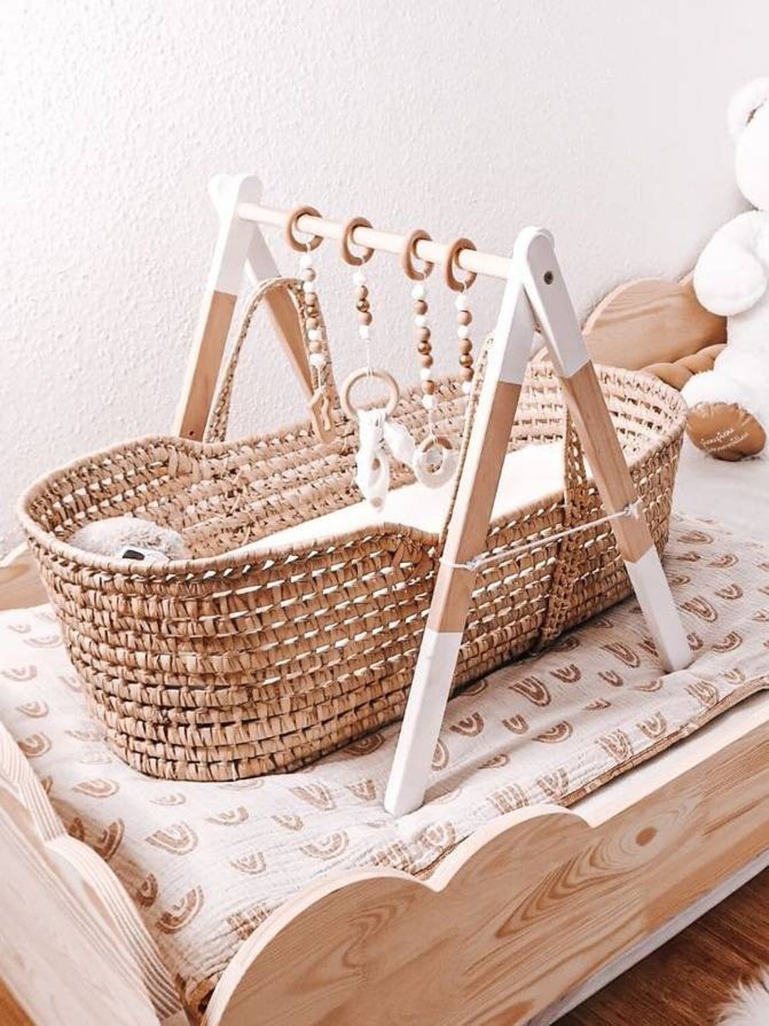 Wooden Awakening Arch / Customizable Wooden Awakening Gantry / Babygym ...