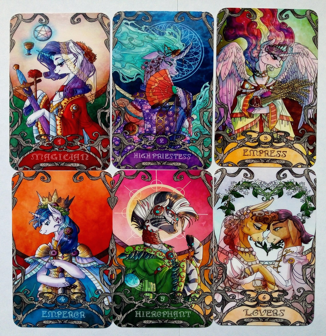 My Little Pony: Friendship is Magic 22 Tarot Cards 22 Major | Etsy