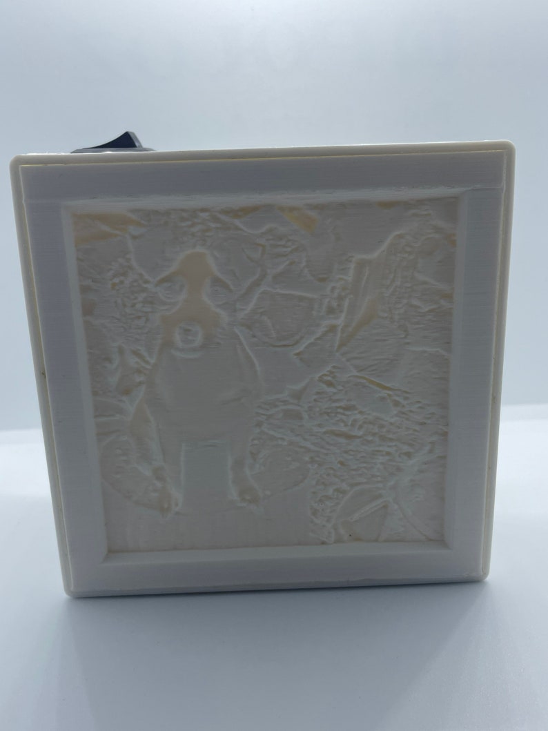 Personalized photo & 3d printed light box. | Etsy