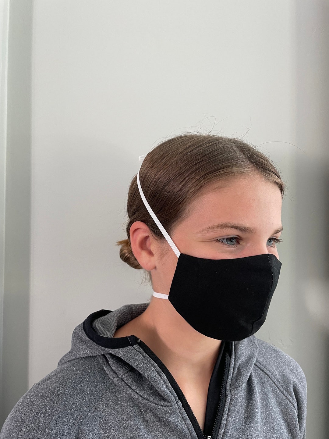 Set of 5!!! 100% Cotton Adjustable Over the Head Elastic Face Masks ...