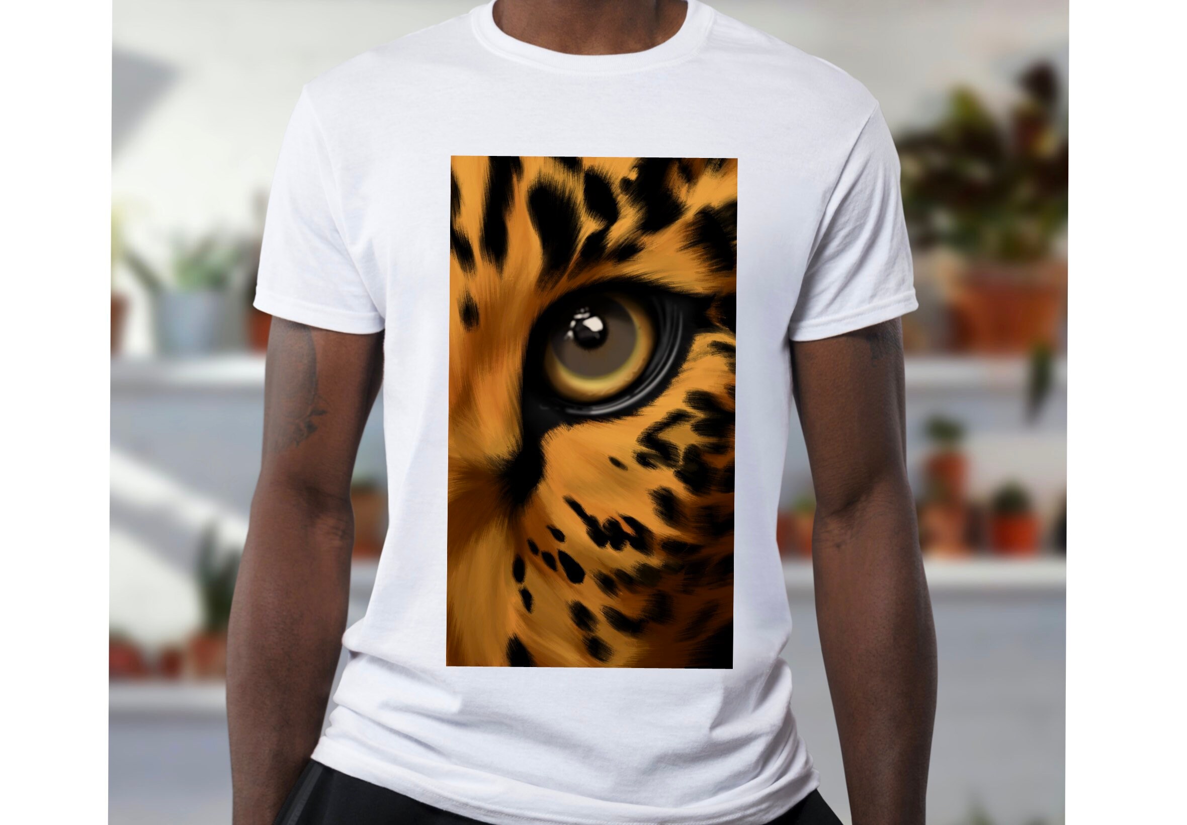 Instant Download Digital Leopard Painting, Instant Download Printable ...