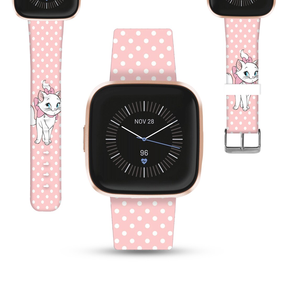 Disney Marie Cat Aristocats Fitbit Versa 2 3 4 / Sense 1 2 Band Disney ...