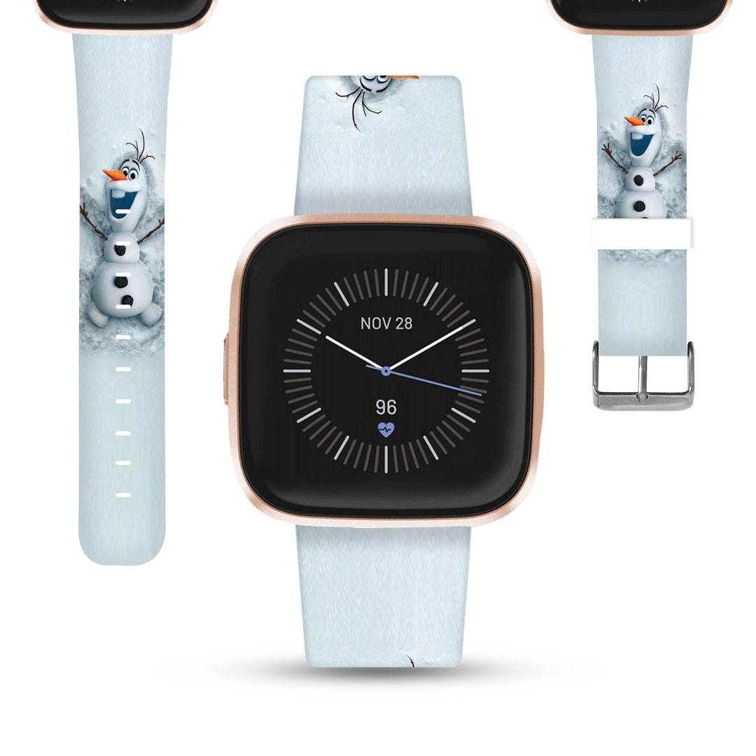 Theme Park Fitbit Versa 2 3 4 Lite / Sense 1 2 Band Disney Frozen Olaf ...