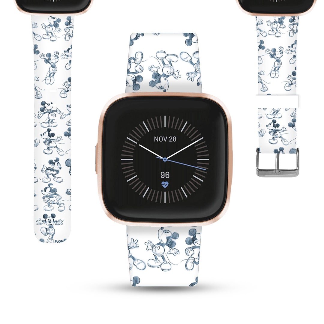 Theme Park Fitbit Versa 2 3 4 Lite Band Disney Inspired Print, Silicone ...