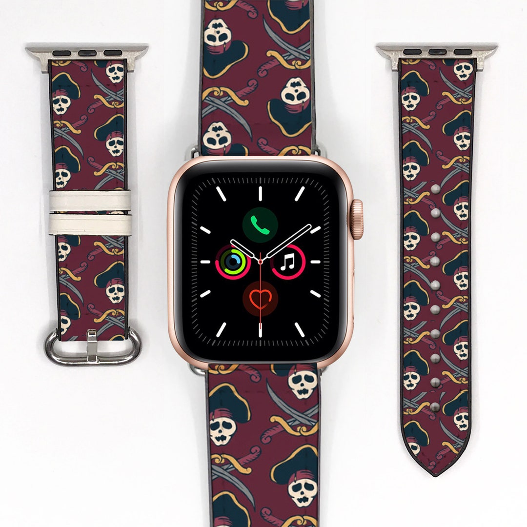 Theme Park Skull Pirates of the Caribbean Apple Watch Band 38 40 41 Mm ...