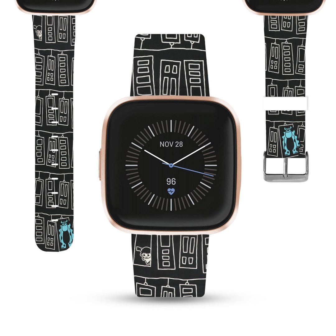 Theme Park Monster Inc Fitbit Versa 2 3 4 Lite / Sense 1 2 Band Disney ...