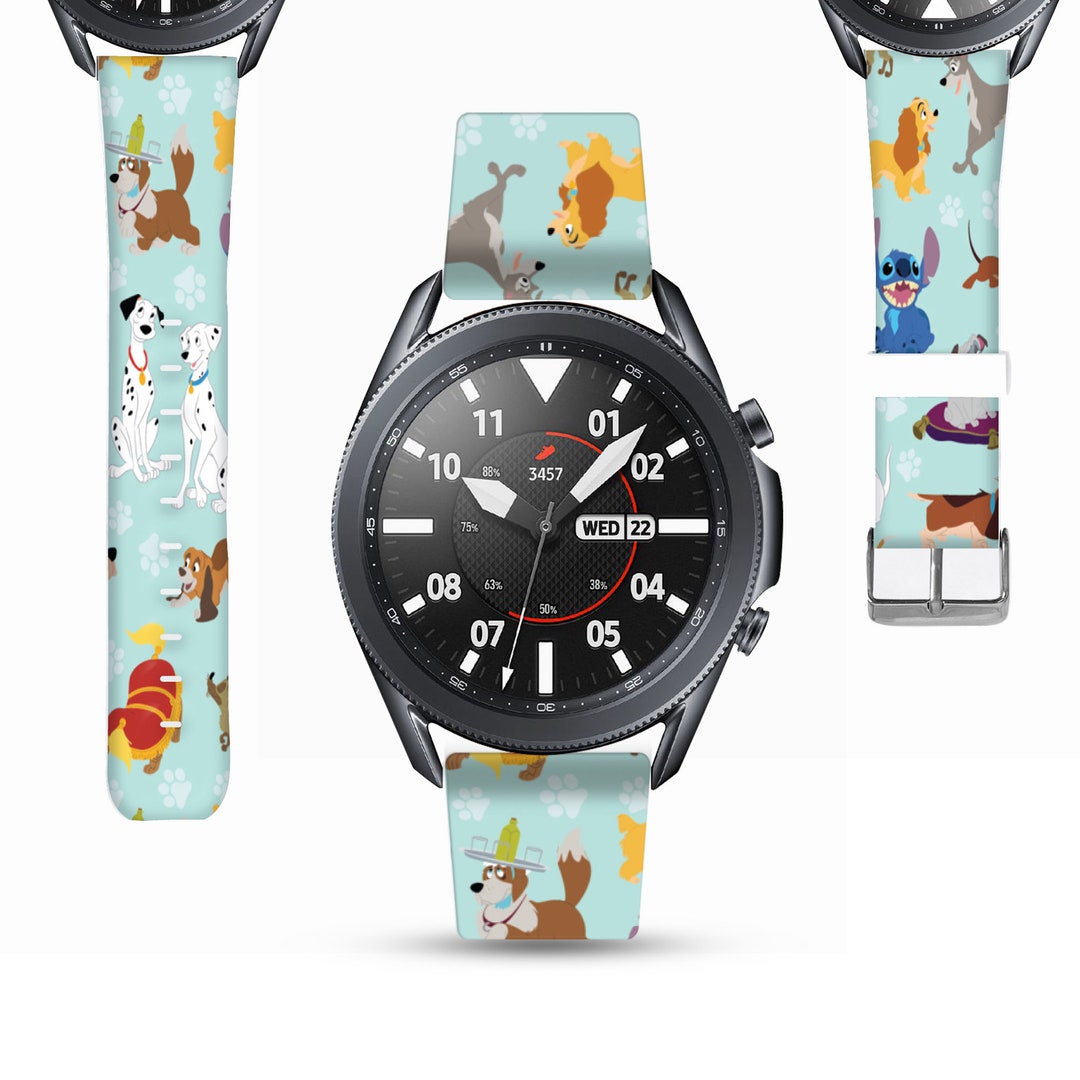 Theme Park Dogs Cute Puppy Galaxy Watch 3 4 5 6 Band Disney Inspired ...