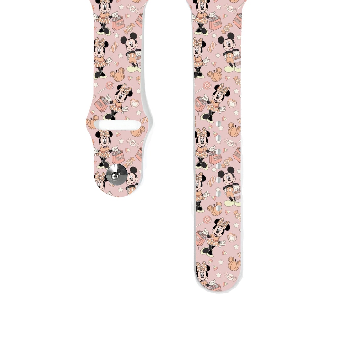 Mickey Mouse Apple Watch Band: Silicone Strap for All Series, K472 - Etsy
