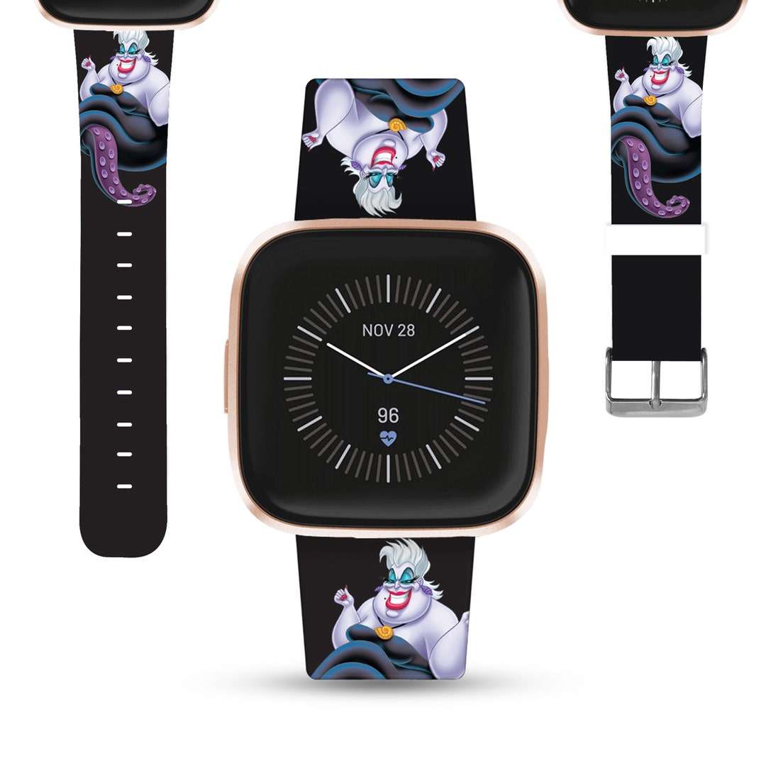 Disney Villains Ursula Fitbit Versa 2 3 4, Sense 2 Band Disney Inspired ...