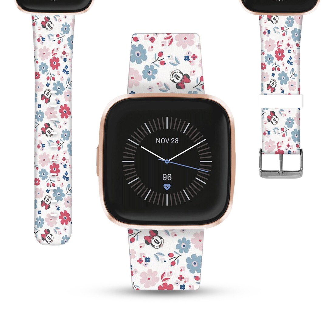 Theme Park Minnie Mouse Fitbit Versa 2 3 4 / Sense 1 2 Band Disney ...