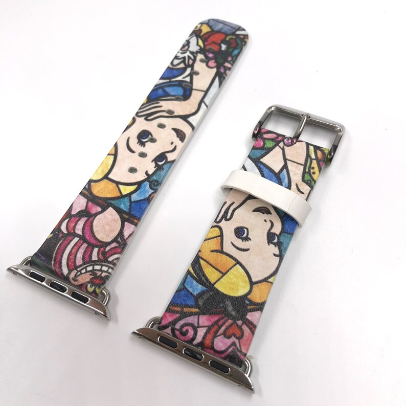 Alice in Wonderland Apple Watch Band 38 40 42 44 Mm Silicon - Etsy