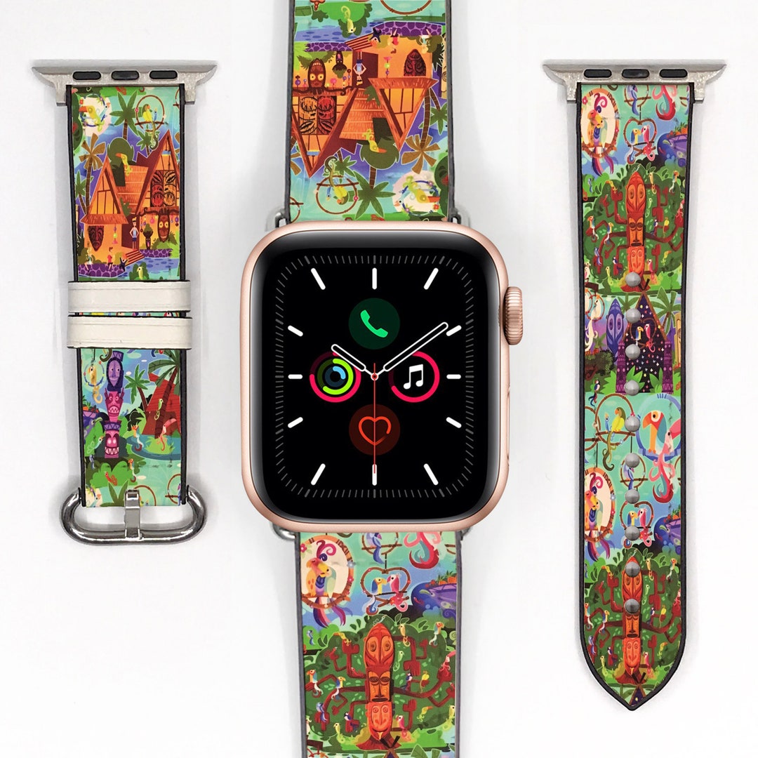 Theme Park Enchanted Tiki Tiki Room Apple Watch Band 38 40 41 Mm and 42 ...
