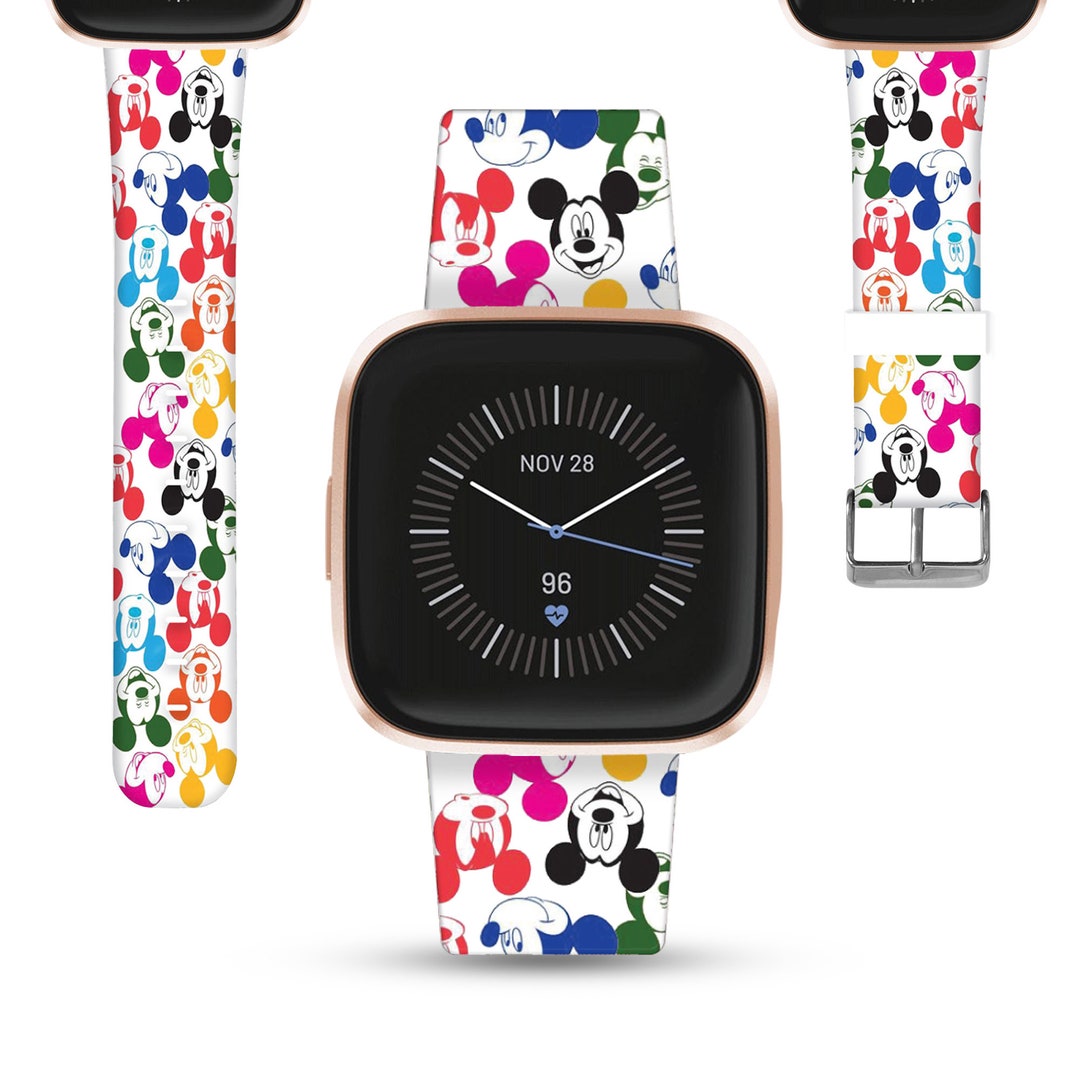 Theme Park Fitbit Versa 2 3 4 / Sense 1 2 Band Disney Inspired PU ...
