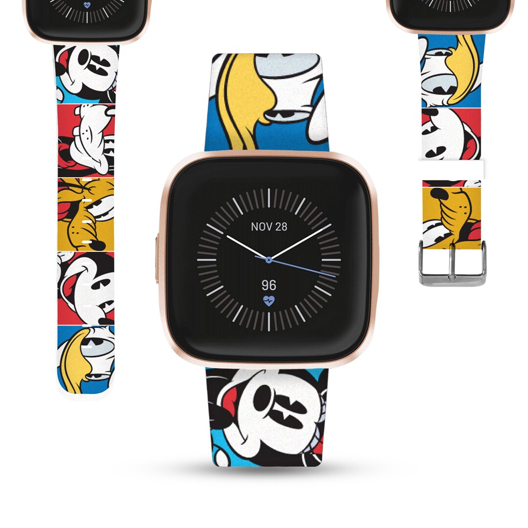 Theme Park Fitbit Versa 2 3 4 / Sense 1 2 Band Disney Mickey Inspired ...