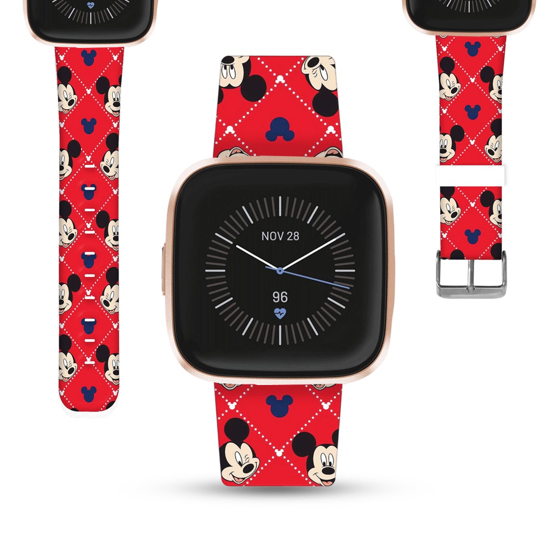 Theme Park Fitbit Versa 2 3 4 Lite Band Disney Inspired Print, Silicone ...