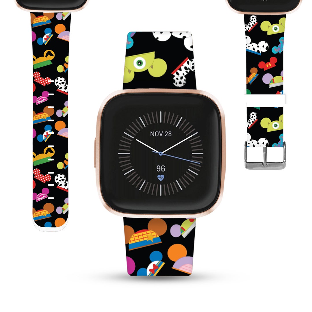 Theme Park Fitbit Versa 2 3 4 / Sense 1 2 Band Disney Ear Hat Inspired ...