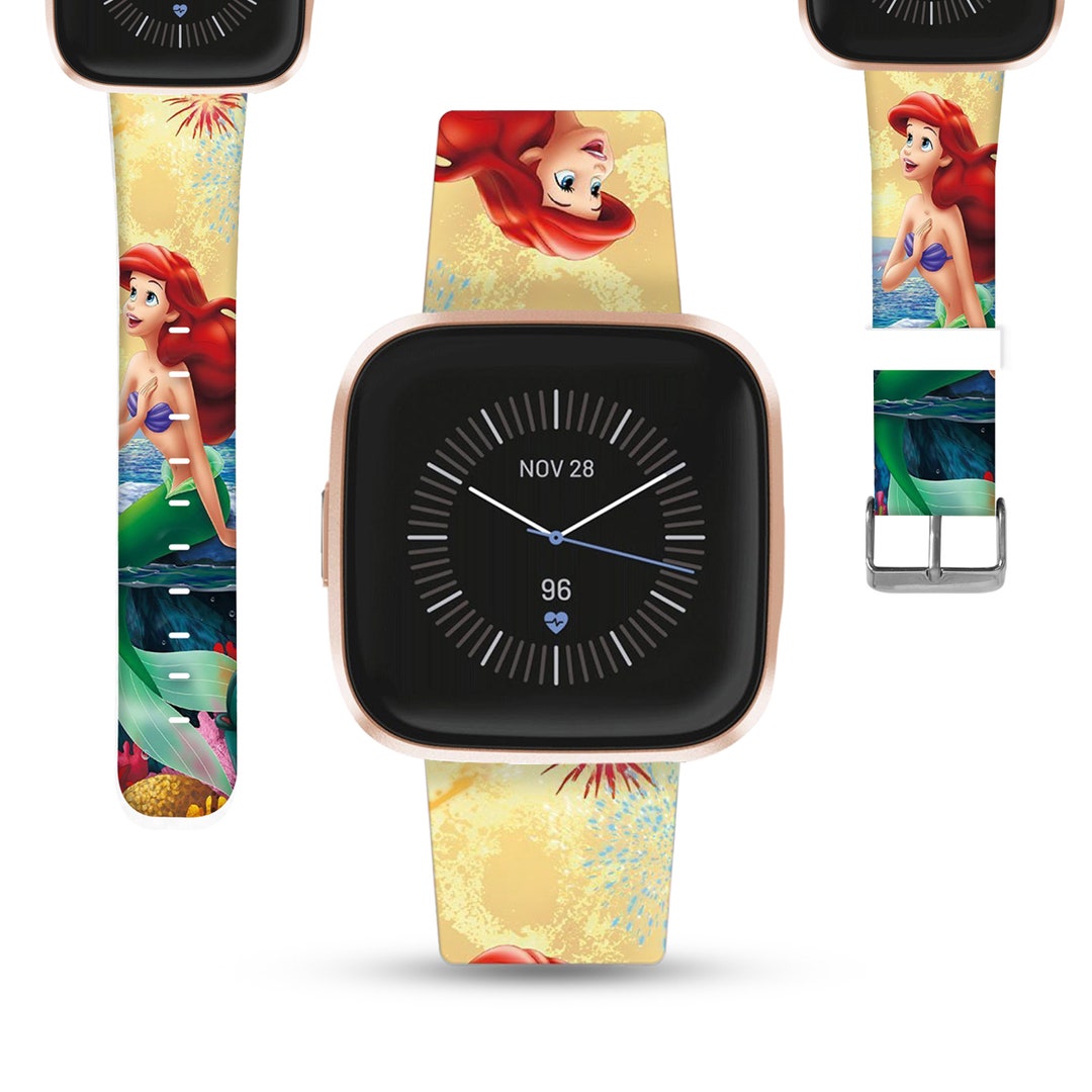 Princess Ariel Fitbit Versa 2 3 4 Lite Sense 2 Band Disney the Little ...