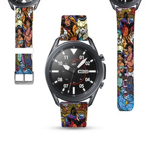 Aladdin Princess Jasmine Galaxy Watch 3 4 5 6 Band Active 2 42mm 46mm ...