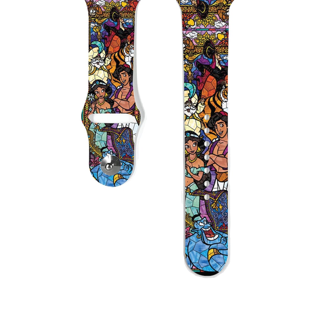 Disney Aladdin Inspired Apple Watch Band 38 40 41 Mm and 42 44 45 49 Mm ...