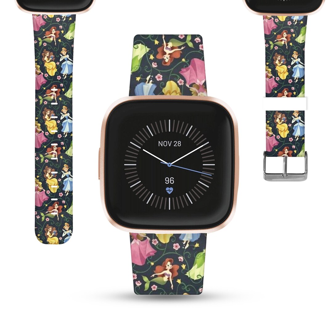 Princess Cinderella Aurora Belle Fitbit Versa 2 3 4 Lite Sense 2 Band ...
