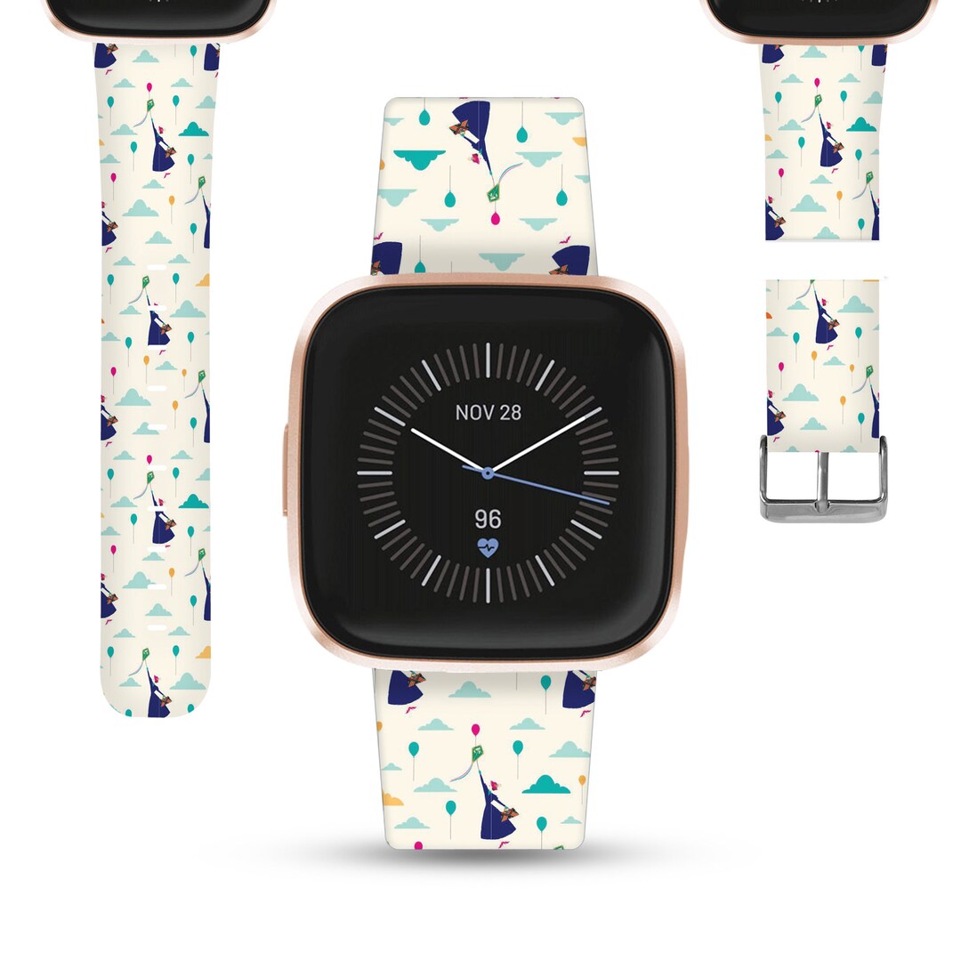 Mary Poppins Fitbit Versa 2 3 4 Lite / Sense 1 2 Band Disney Inspired ...