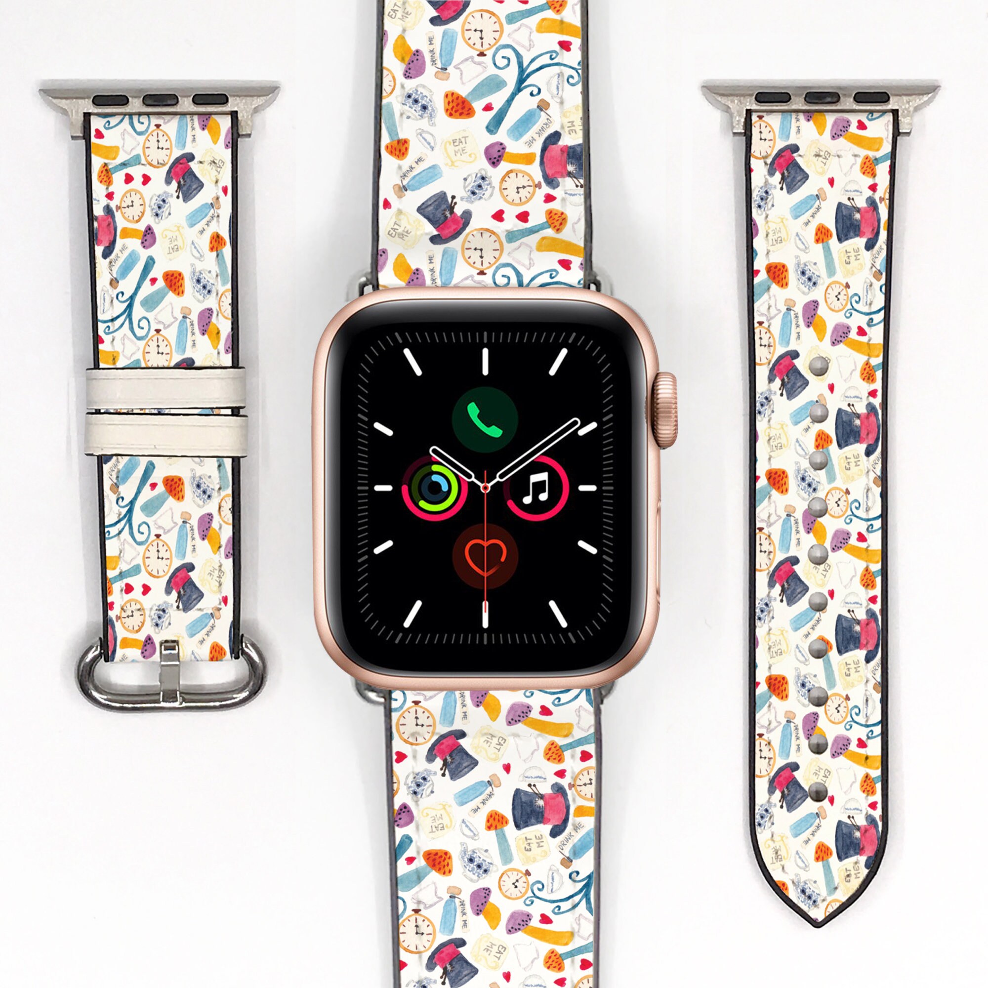 Alice in Wonderland Apple Watch Band 38 40 41 Mm and 42 44 45 - Etsy