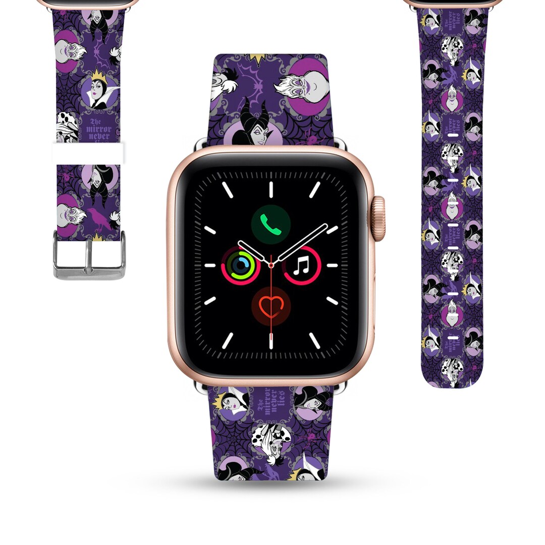 Disney Villains Inspired Apple Watch Band 38 40 41 Mm and 42 44 45 49 ...