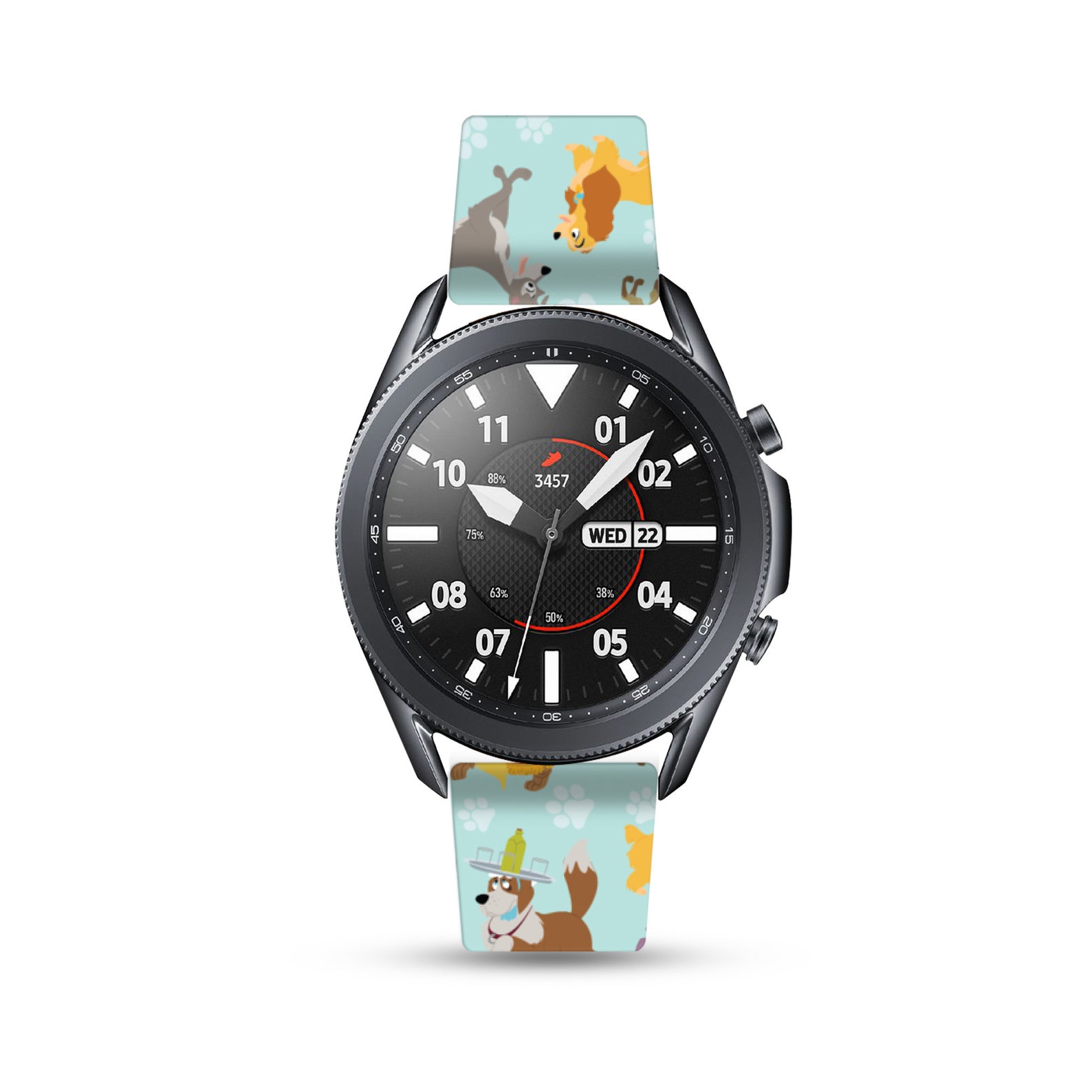 Theme Park Dogs Cute Puppy Galaxy Watch 46mm 42mm Band Disney - Etsy