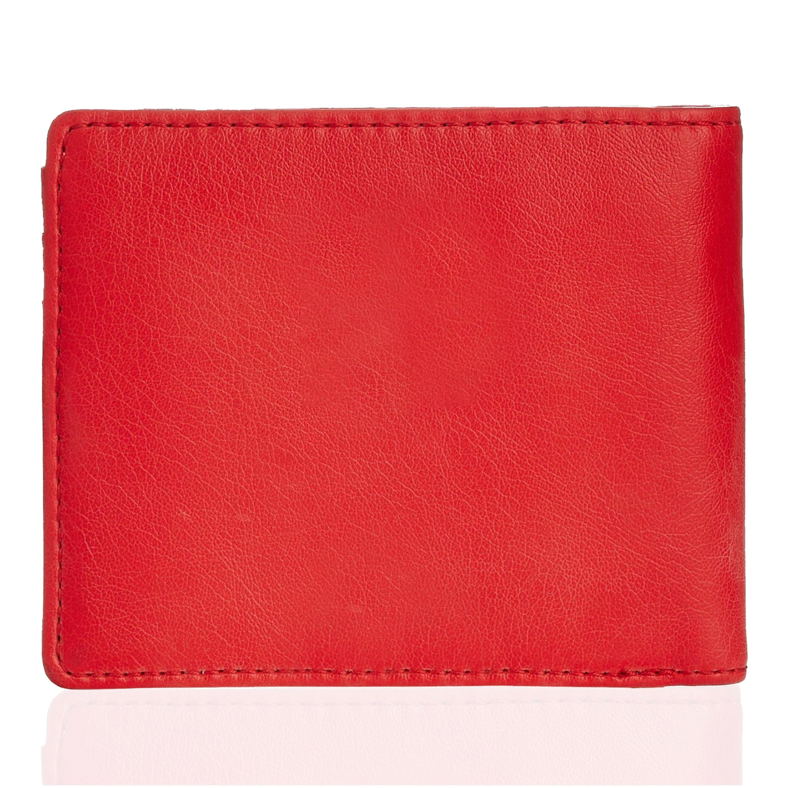 Puma Ferrari Mens Bifold Wallet, Red Genuine PU Leather, Brand New ...