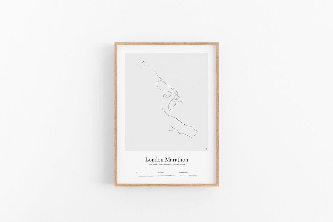 Strava Keepsake Print | Turn Any Strava Activity Into a Scandi-inspired ...