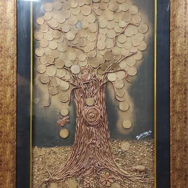 Coin Tree Art - Etsy