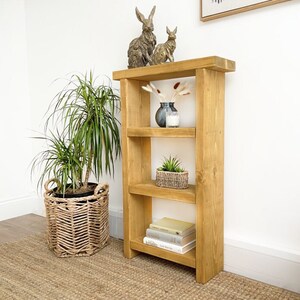 Solid wood narrow bookcase store