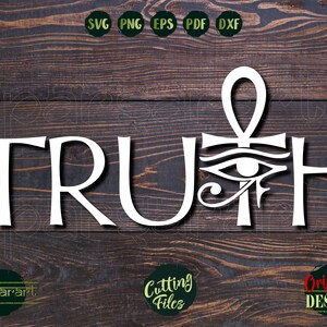 Truth SVG, Eye of Horus SVG Ankh Cross Egyptian Symbol Hieroglyphs ...