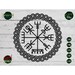 Vegvisir SVG, Viking Runes SVG Nordic Symbol Compass Pagan Valhalla ...