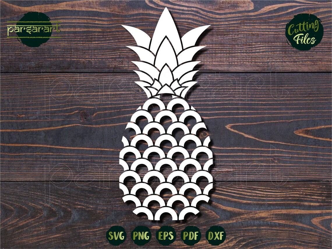 Pineapple SVG Fruit SVG Pineapple Clipart Tropical SVG | Etsy