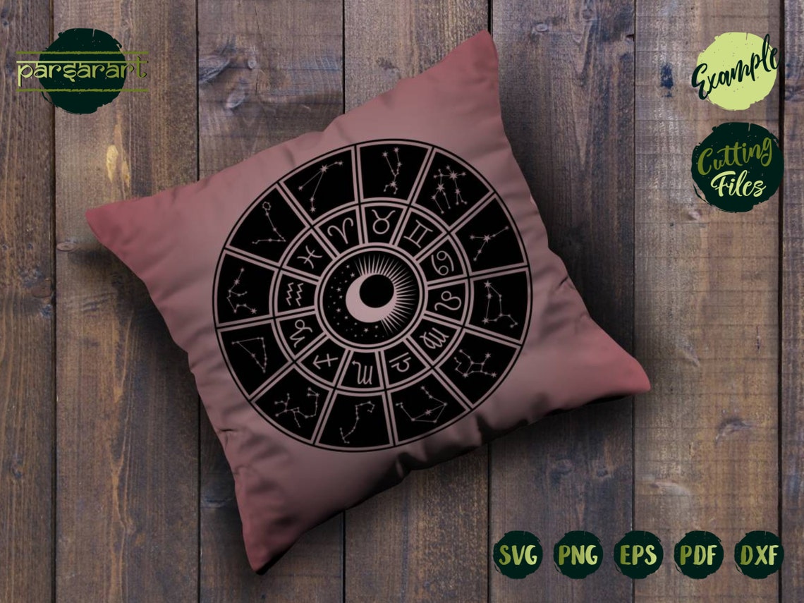 Zodiac Signs SVG Astrology Symbols SVG Star Map Clipart - Etsy