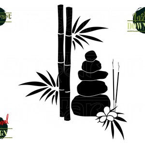 Zen Rocks SVG, Zen Stones SVG Balancing Stones SVG Zen Yoga Meditation ...