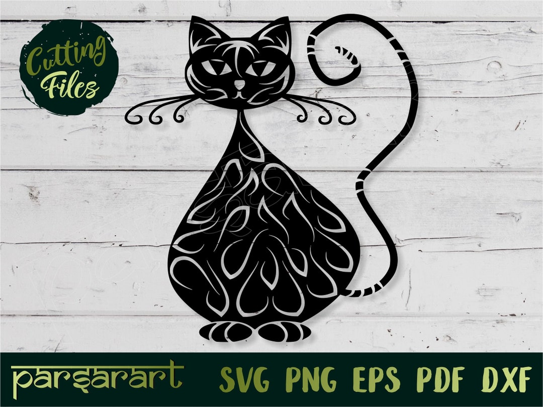 Cat SVG Cat Clipart Tabby Cat SVG Animal SVG Kitten Svg - Etsy UK