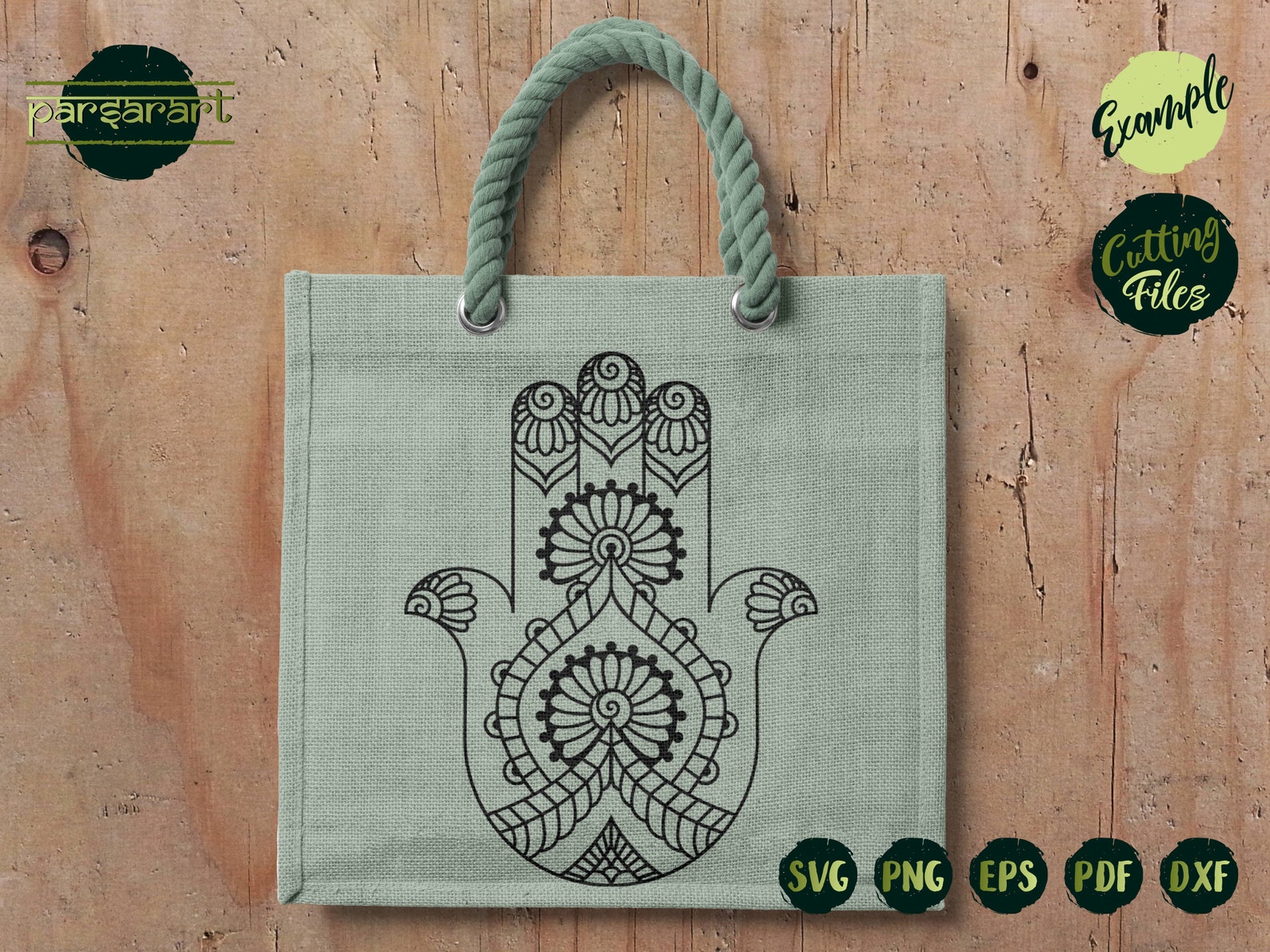 Hamsa Hand SVG Hand of Fatima SVG Mandala SVG Evil Eye - Etsy