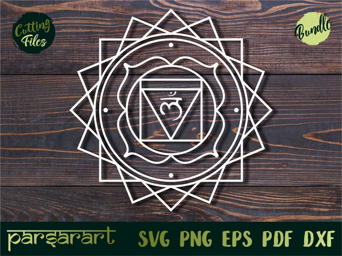 7 Chakras SVG Chakra Symbols SVG Namaste Clipart Yoga SVG - Etsy