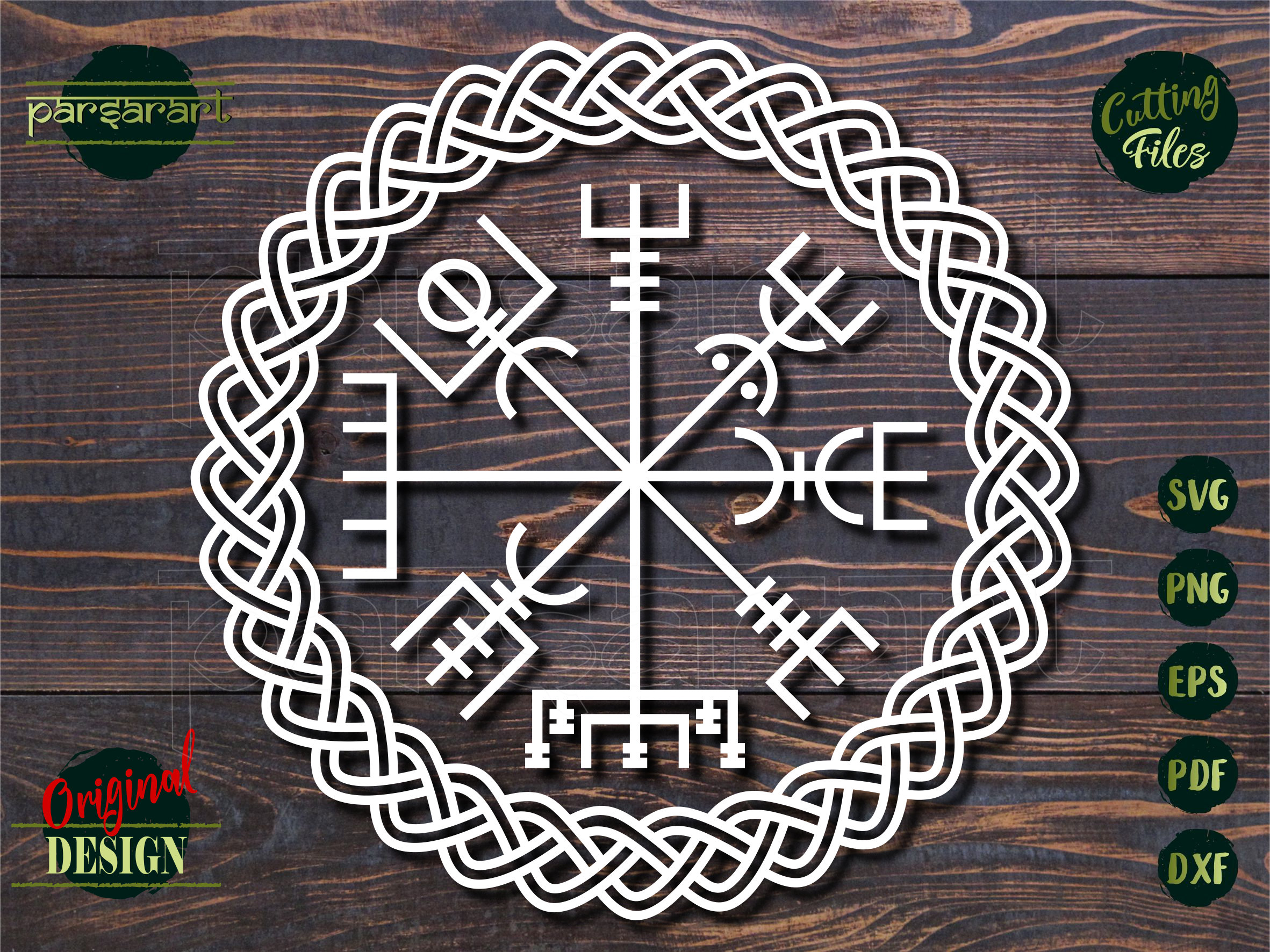 Vegvisir SVG Viking Symbol SVG Nordic Compass Clipart - Etsy