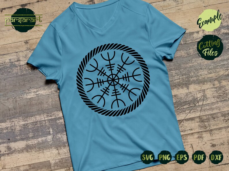 Helm Of Awe Svg Viking Symbol Svg Nordic Compass Clipart Etsy
