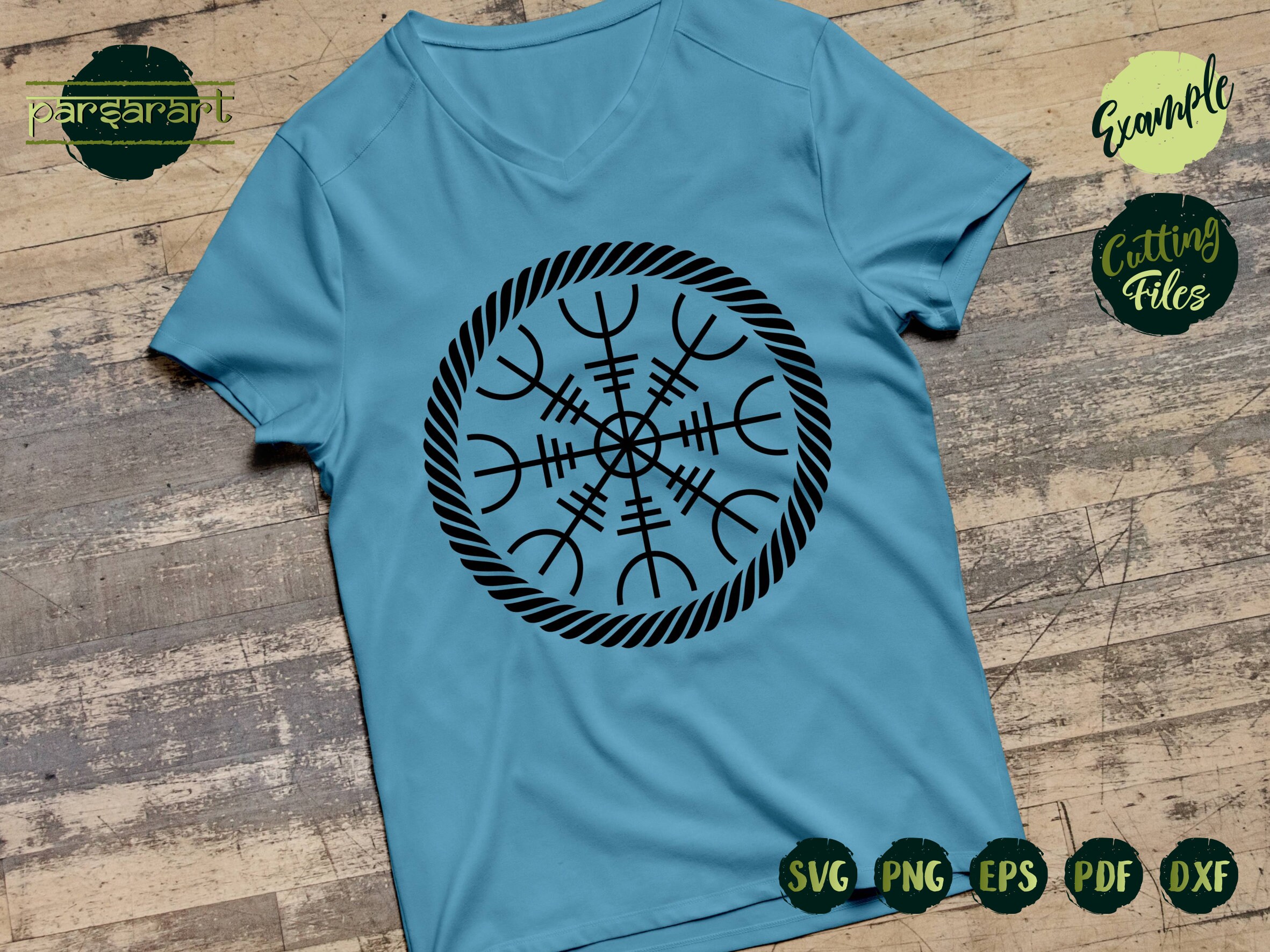 Helm of Awe SVG Viking Symbol SVG Nordic Compass Clipart - Etsy
