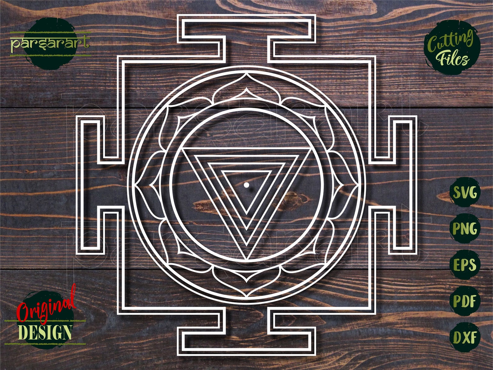 Kali Yantra SVG, Sacred Geometry SVG Chakra SVG Namaste Clipart Yoga ...