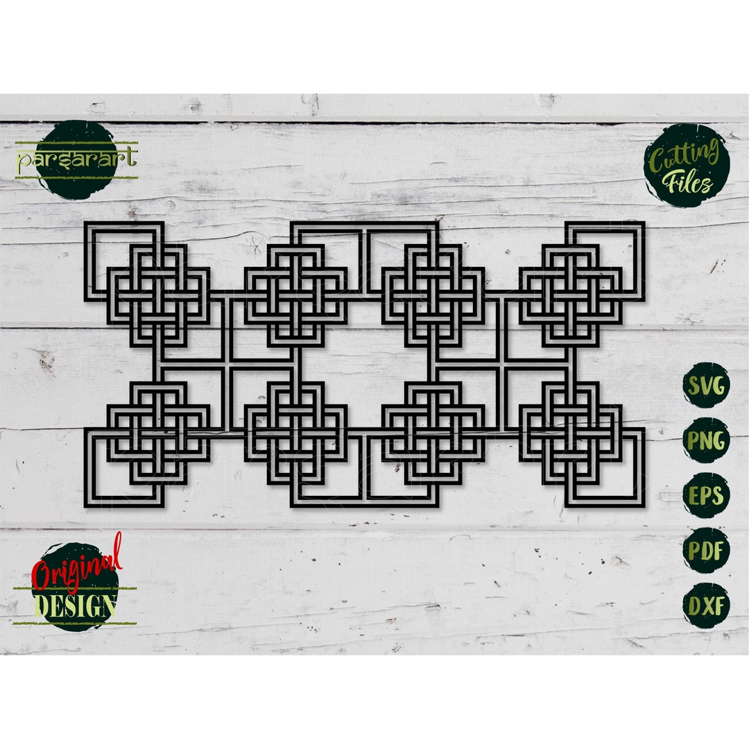 Celtic Knotwork SVG Celtic Knot SVG Endless Knot Clipart Wicca Scottish ...