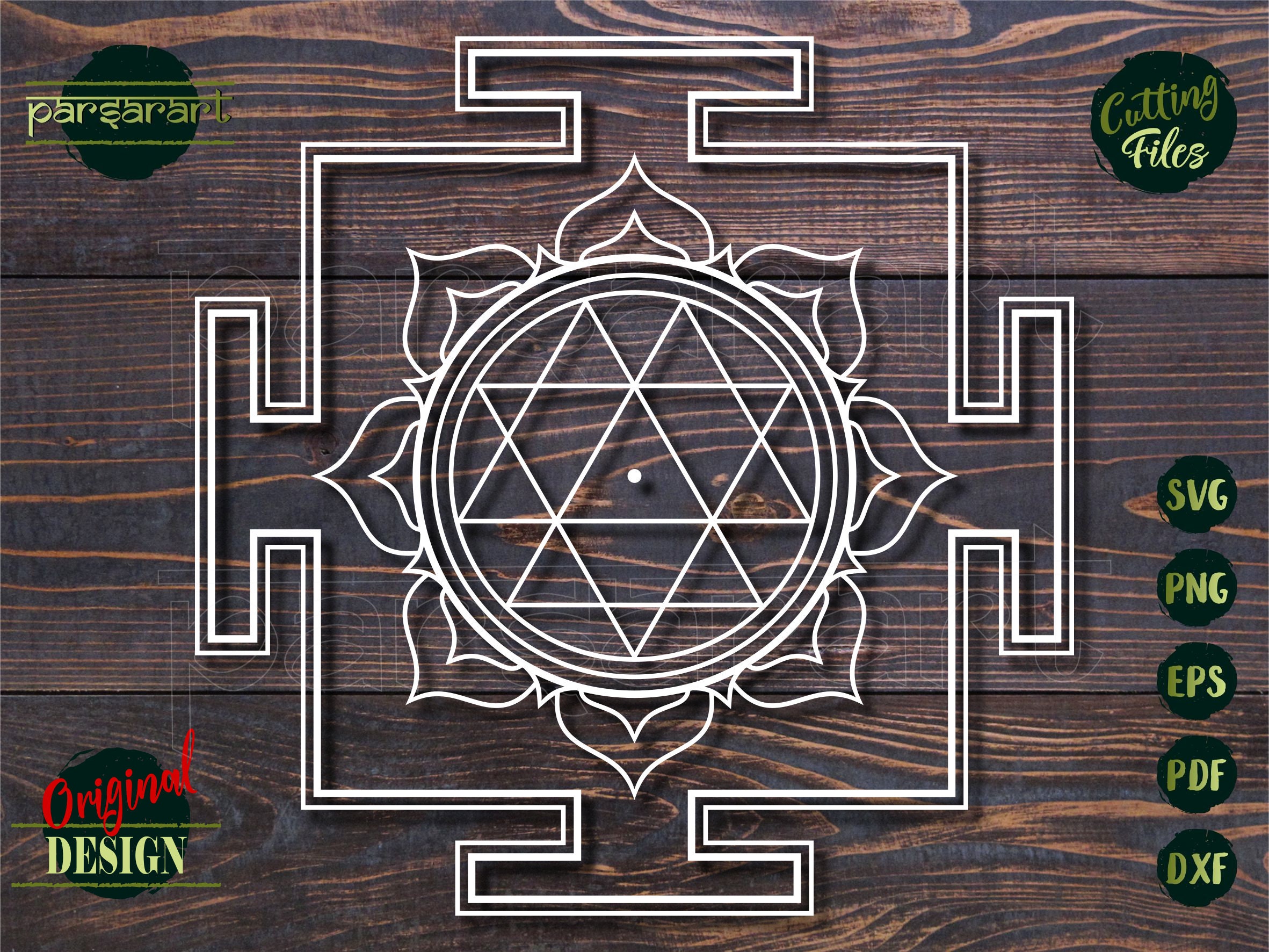 Durga Yantra SVG Geometría Sagrada SVG Chakra SVG Namaste - Etsy México