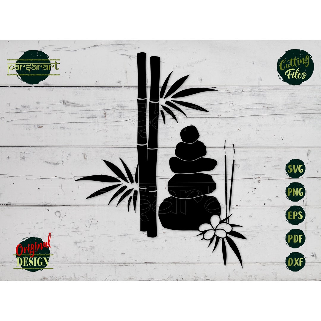 Zen Rocks SVG, Zen Stones SVG Balancing Stones SVG Zen Yoga Meditation ...