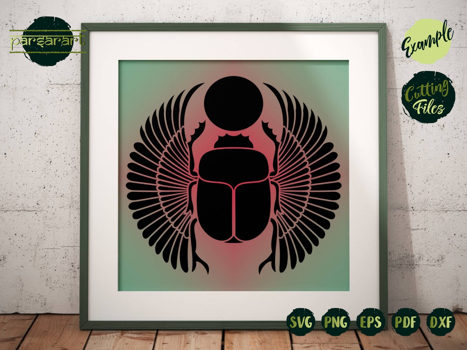 Egyptian Scarab SVG, Beetle SVG Egyptian Symbol SVG Hieroglyph Vector ...